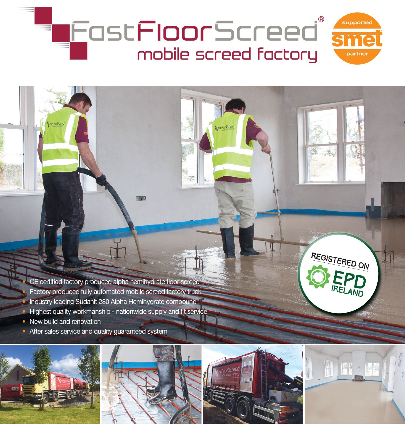 Fast Floor delivers Raddiplus NA Rapid Screed to John Paul Construction ...