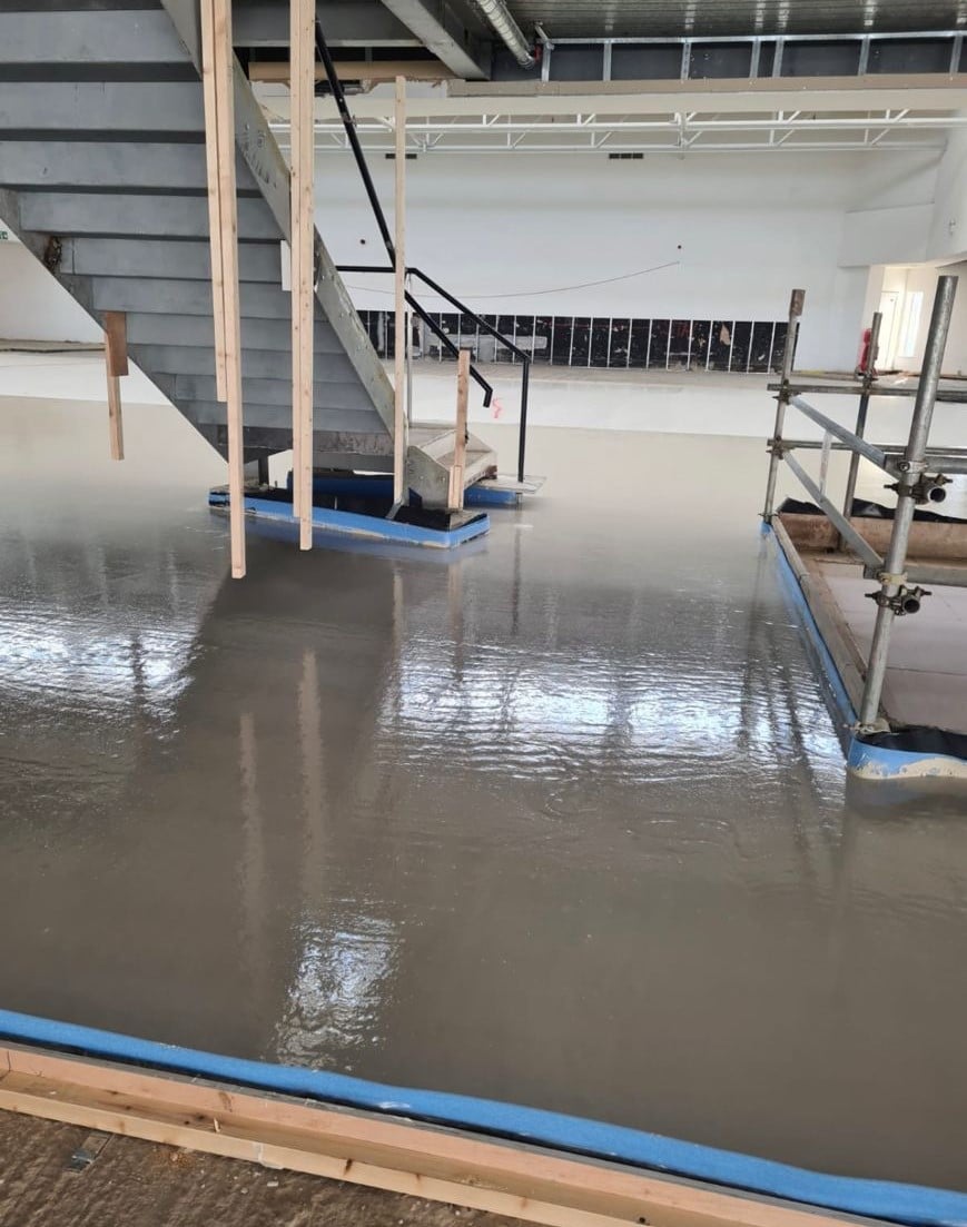 SMET LiteFlo® Lightweight Screed 600m2 | McDaid Screeding | Bullring ...